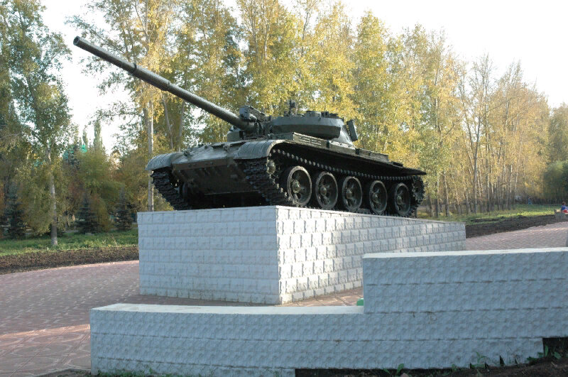 Teknoloji anıtı Танк Т-62, Tuymazy, foto