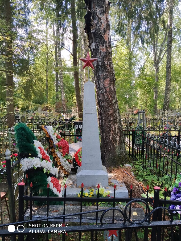 Anıt, heykel Братское захоронение, Saint‑Petersburg ve Leningradskaya oblastı, foto