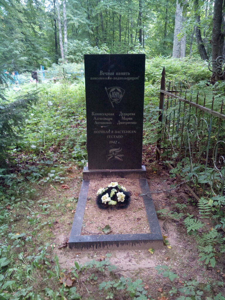 Anıt, heykel Могила комсомолок-партизанок, расстрелянных немцами в годы Великой Отечественной войны, Smolenskaya oblastı, foto
