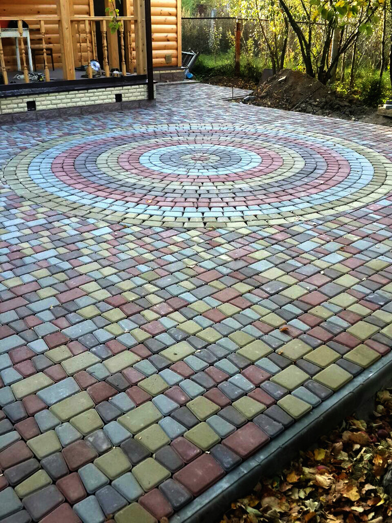 Kaldırım taşları Plitstroi, Moskova ve Moskovskaya oblastı, foto