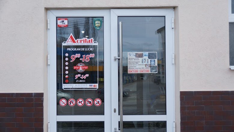 Reklam ekipmanları Acrilat, Kişinev, foto