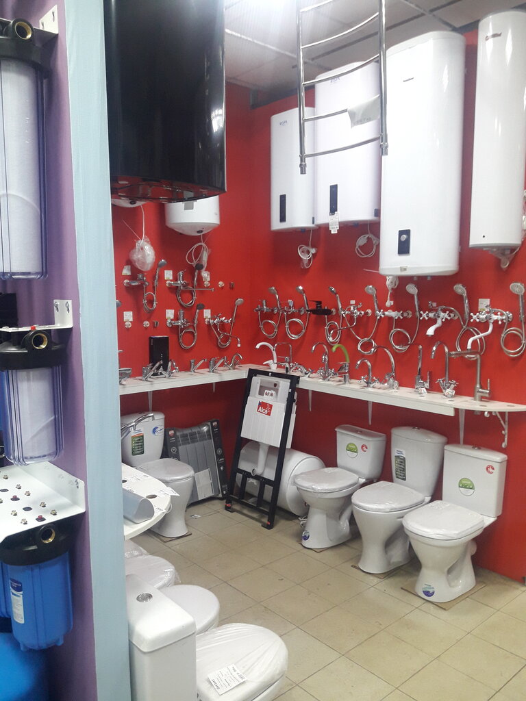 Banyo ve klozet mağazaları В -10 сантехника, Moskova, foto