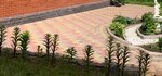 PlitkovkinDom (Kirova Street No:2А, Belye Stolby Subdistrict, Domodedovo), kaldırım taşları  Moskova ve Moskovskaya oblastından