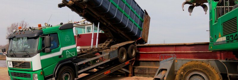 Geri dönüşüm merkezleri Steenhuis Recycling Bv, Groningen eyaleti, foto