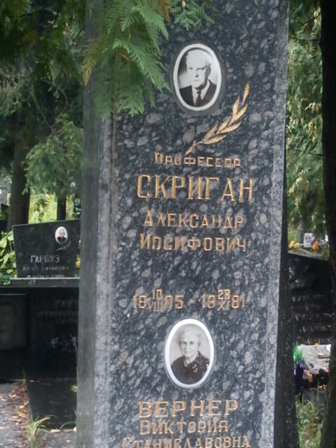 Anıt, heykel Профессор А.И. Скриган, Minskaya oblastı, foto