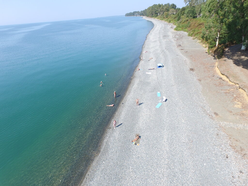 Kamp alanları Автокемпинг у Виталия, Oçamçıra Bölgesi, foto