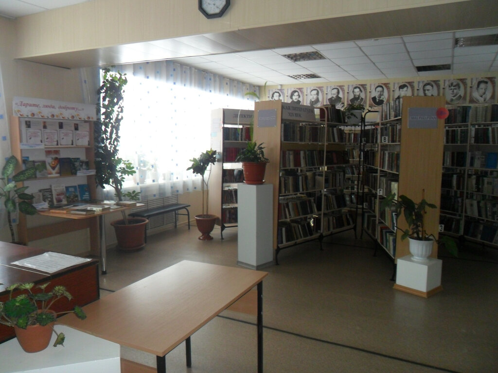 Kütüphaneler Kosikhinskaya modelnaya memorialnaya rayonnaya biblioteka im. R. Rozhdestvenskogo, Altayski krayı, foto