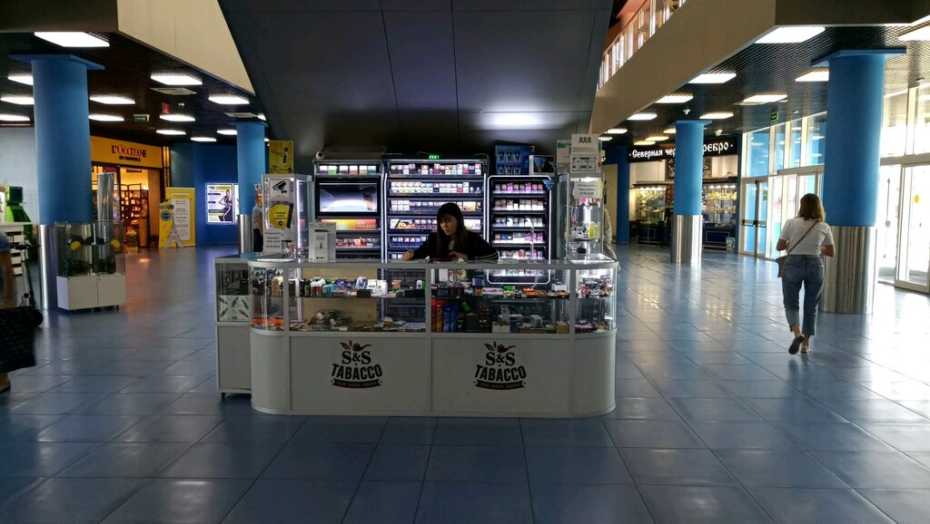 Tütün, sigara mağazaları S&s tabacco, Moskova, foto