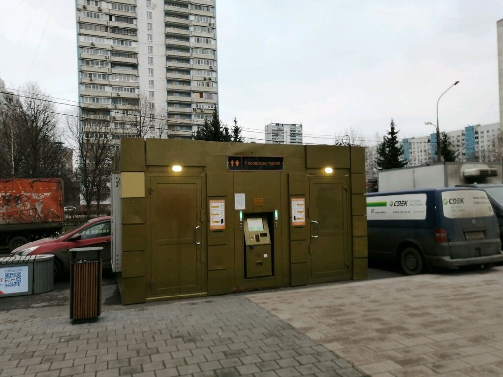 Tuvalet Peredvizhnoy tualetny modul № 100, Moskova, foto