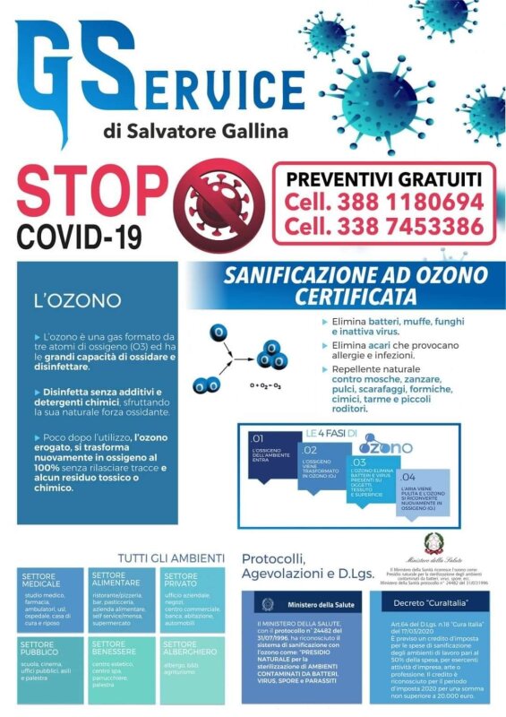 Haşere ilaçlama firmaları Gservice di Salvatore Gallina, Sicilya, foto