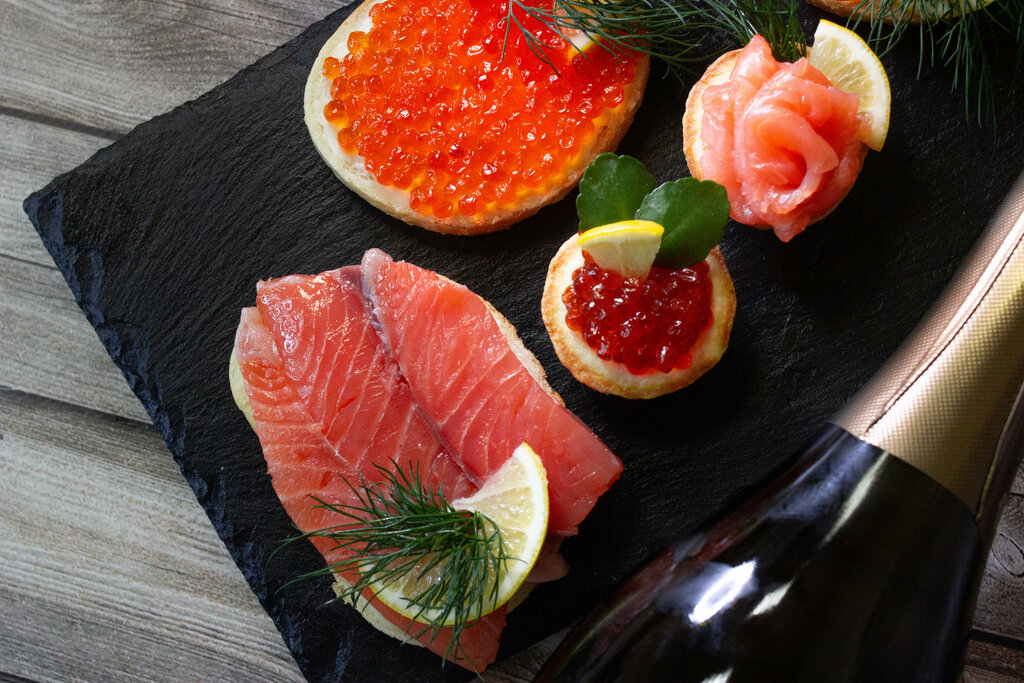 Balık ve deniz ürünleri Imperial caviar and fish, Saint‑Petersburg, foto