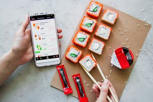 Sushi-Market (Tsyurupy Street No:97к6), suşi restoranı  Ufa'dan
