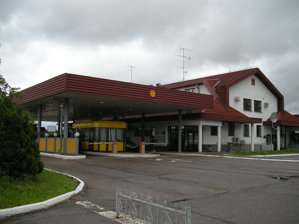 Sınır kapısı Kunichina Gora border checkpoint, Pechory, foto