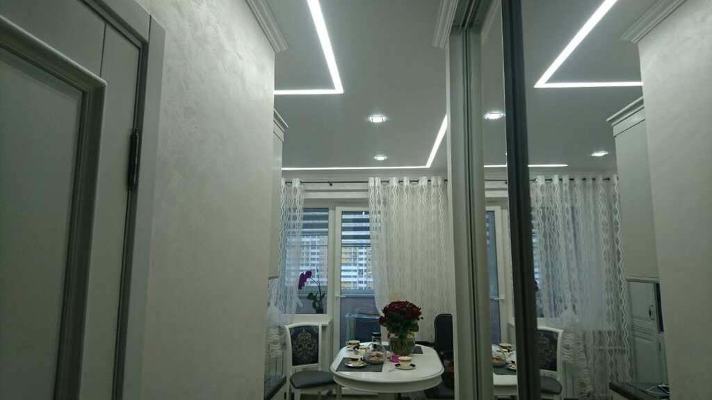 Tavan sistemleri Натяжные Потолки в Дружном, Minskaya oblastı, foto