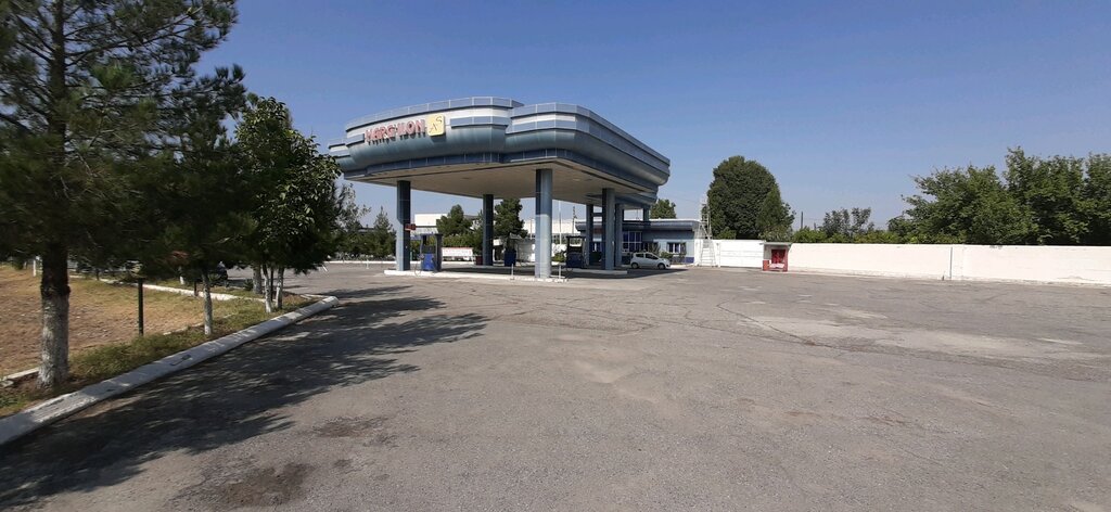 Benzin istasyonu Marg'ilon AS, Fergana eyaleti, foto