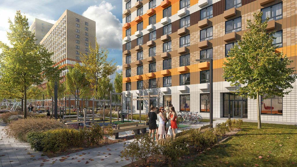 Yeni yerleşim alanlarındaki daireler Люблинский парк, офис продаж, Moskova, foto