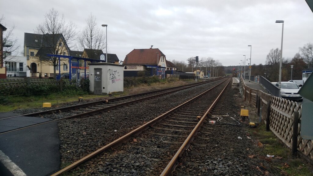 Tren istasyonu Urberach, Hesse, foto