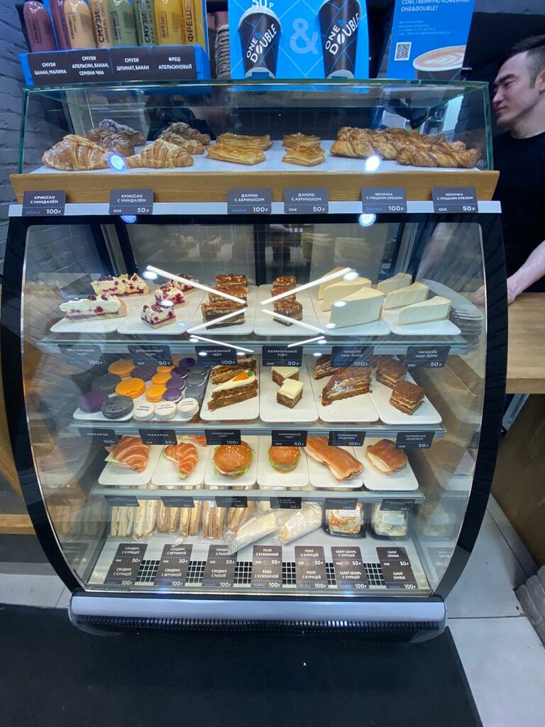 Kahve dükkanları One and Double, Moskova, foto