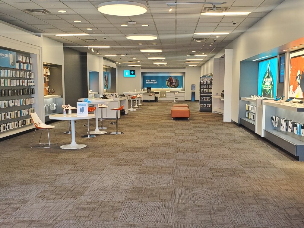 Cep telefonu ve aksesuarları satış mağazaları At&t Store, New York, foto