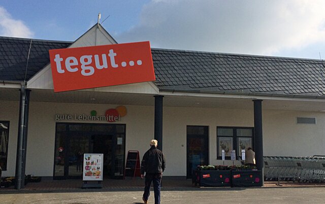 Süpermarket Tegut... gute Lebensmittel, Thüringen, foto
