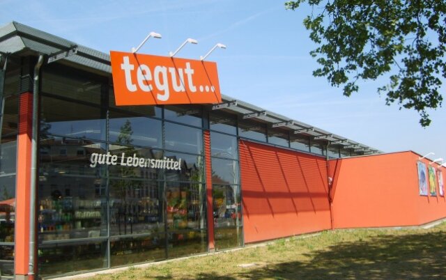 Süpermarket Tegut... gute Lebensmittel, Hesse, foto