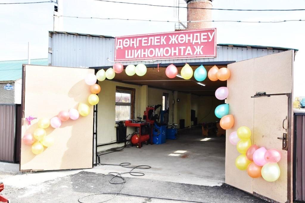 Oto lastik tamiri U Magi, Akmola eyaleti, foto