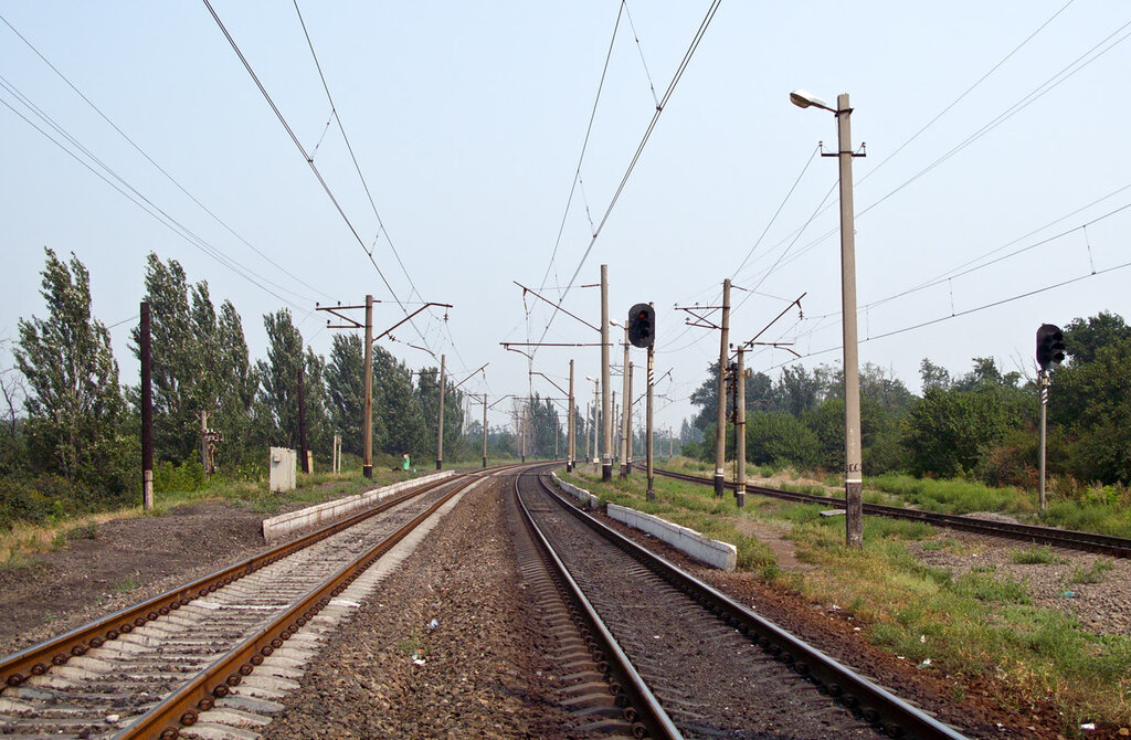 Tren istasyonu остановочный пункт 1110 километр, Makeevka, foto