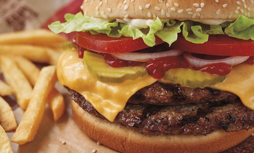 Fast food Burger King, Galler, foto