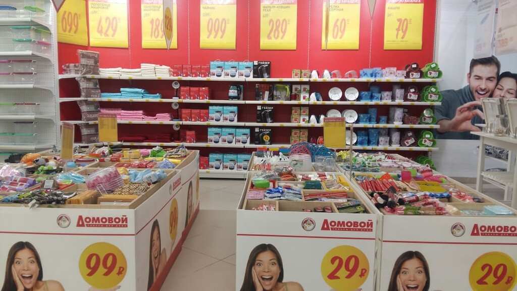 Ev eşyası mağazaları Domovoy, Moskova, foto