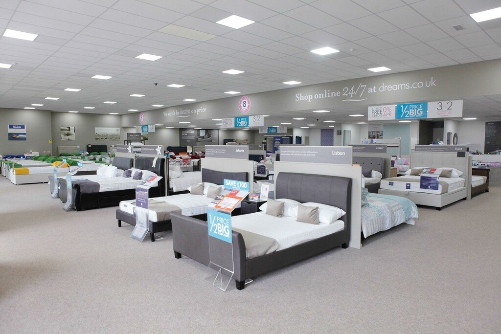 Mobilya mağazaları Dreams Uddingston, İskoçya, foto