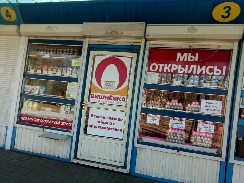 Kanatlı hayvan ürünleri ve yumurta Вишневка, Minsk, foto