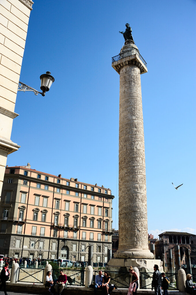 Turistik yerler Colonna Traiana, Roma, foto