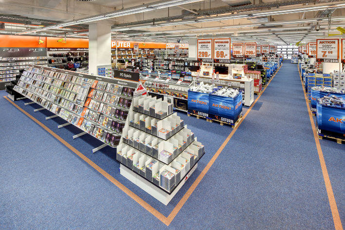 Elektrik ve elektrikli ürün mağazası Saturn, Hilden, foto