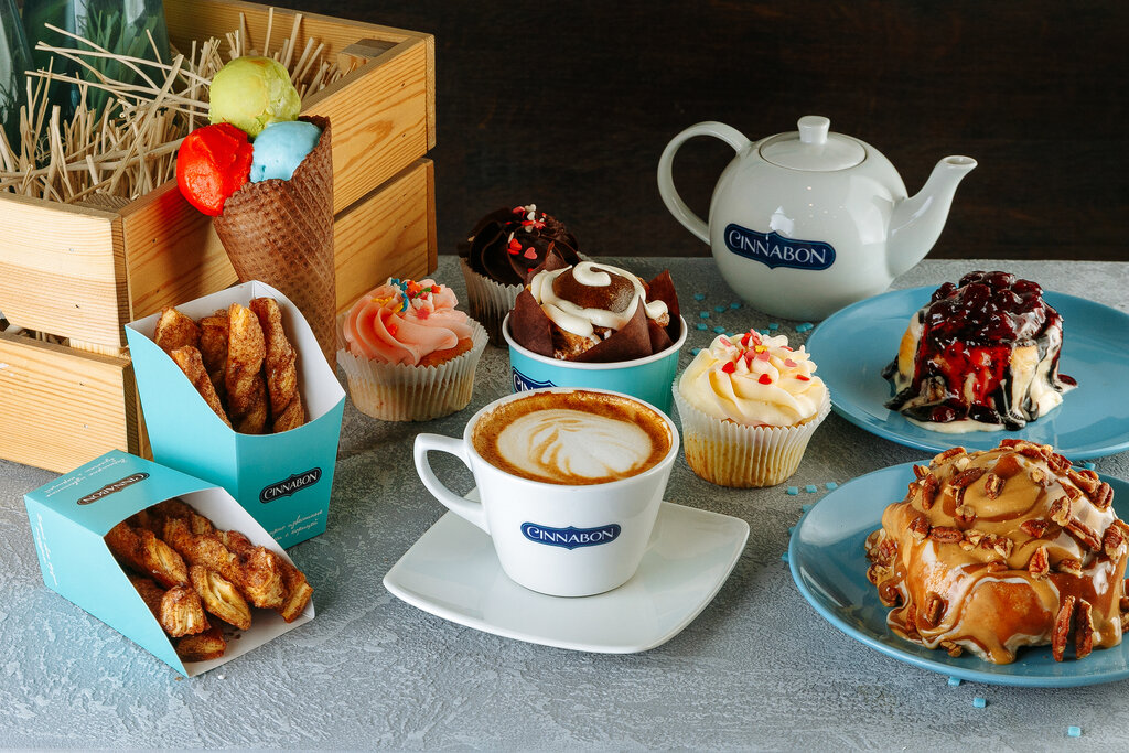 Kahve dükkanları Cinnabon, Soçi, foto