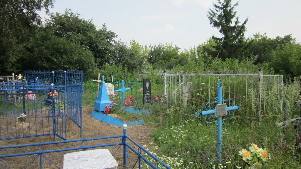 Mezarlıklar кладбище хутора Озерки, Kurskaya oblastı, foto