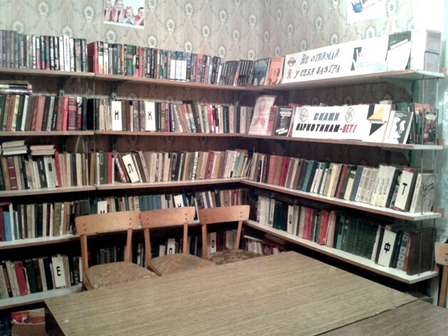 Kütüphaneler Шевцовская сельская библиотека, Riazanskaya oblastı, foto