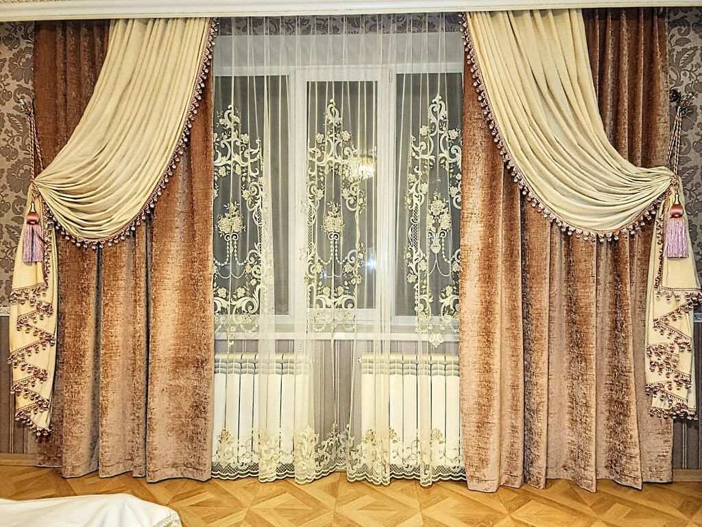 Perde ve korniş üreticileri Elite textiles, Cherkessk, foto