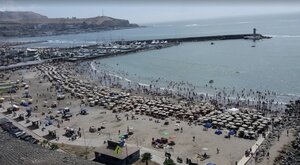 Playa Los Yuyos (Chorrillos), plaj  Lima'dan