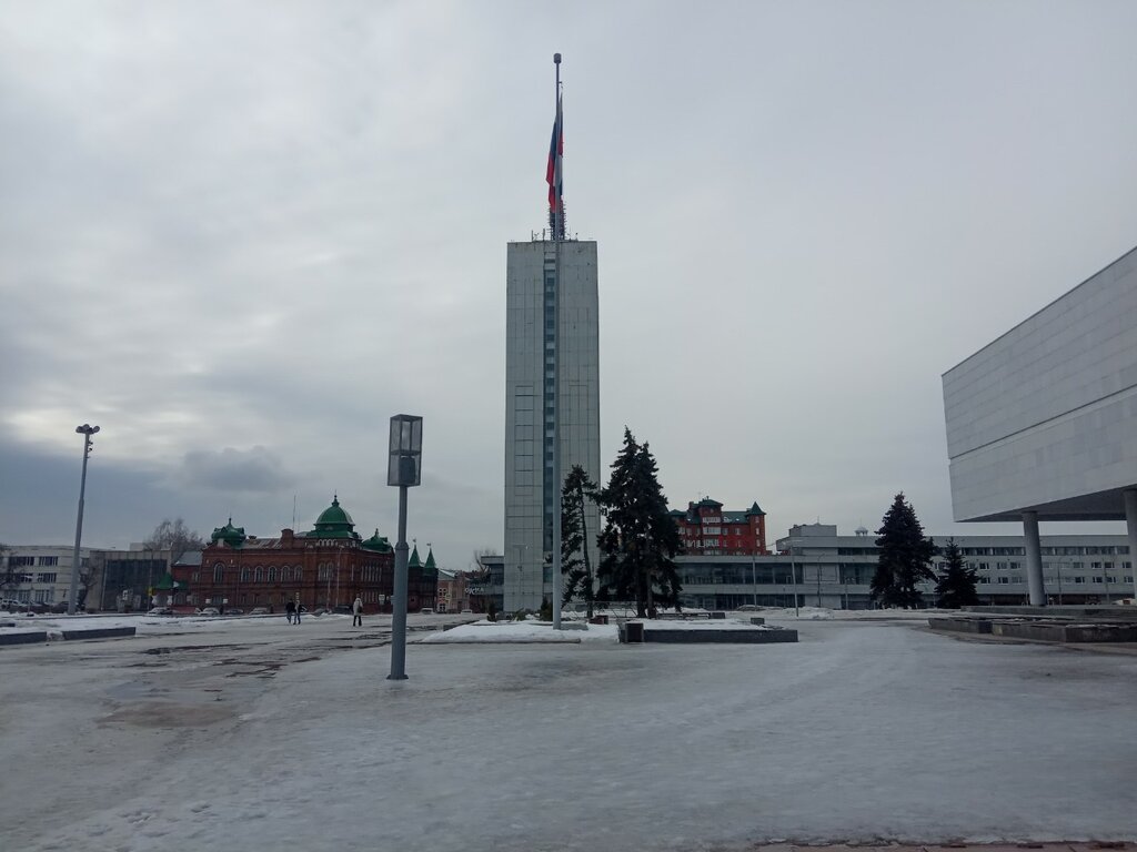 Dekorasyon ve süsleme, onur panosu Флаг, Ulyanovsk, foto