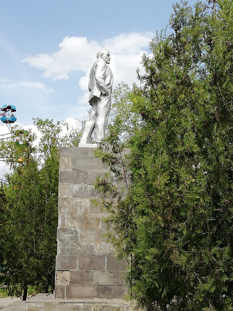 Anıt, heykel В.И. Ленин, Kizlyar, foto