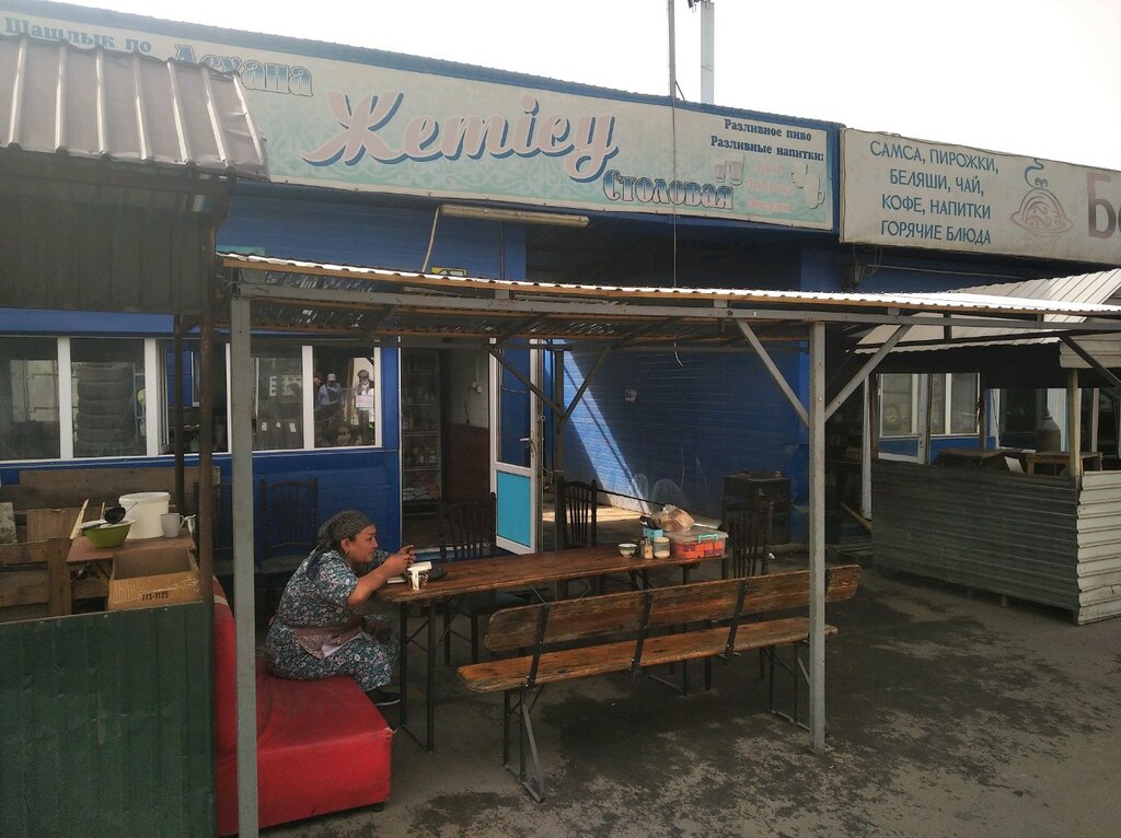 Kantin, yemekhane Zhetіsu, Almatı, foto