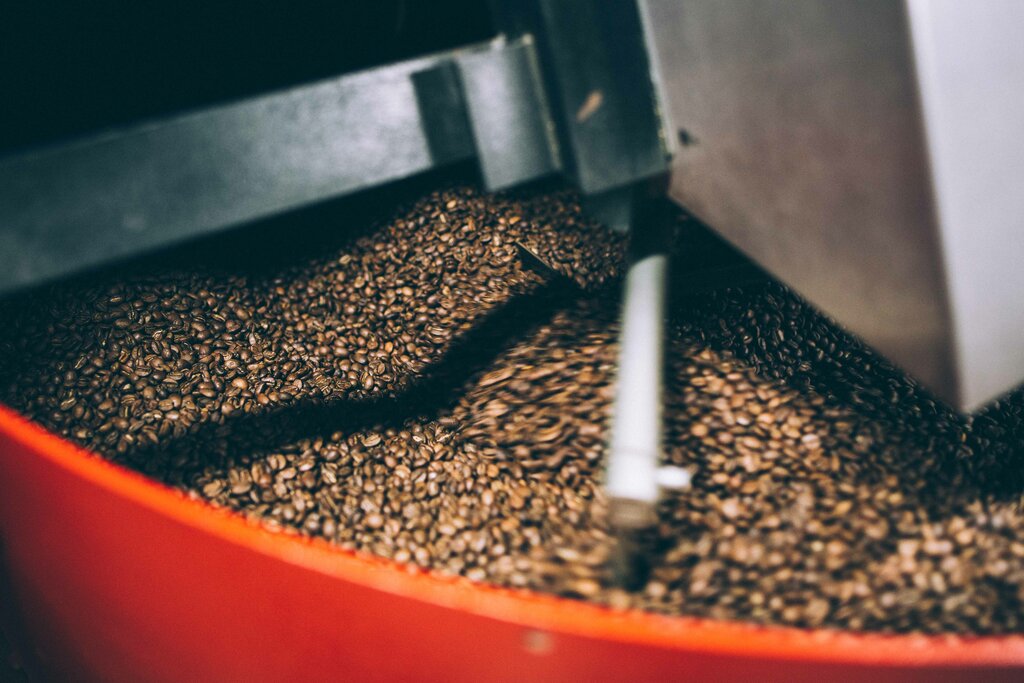 Gıda üreticileri Rockets Coffee Roasters, Moskova, foto