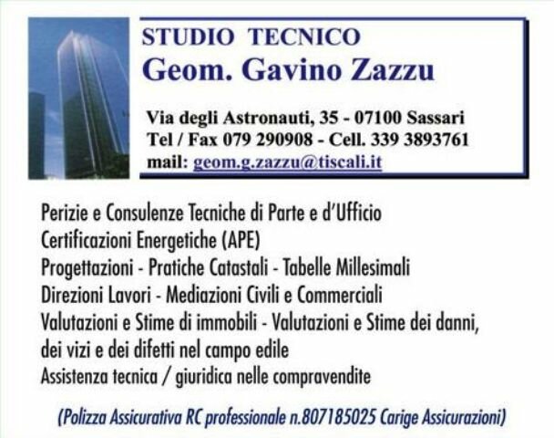 Danışmanlık hizmetleri Studio Tecnico Geom. Gavino Zazzu, Sassari, foto