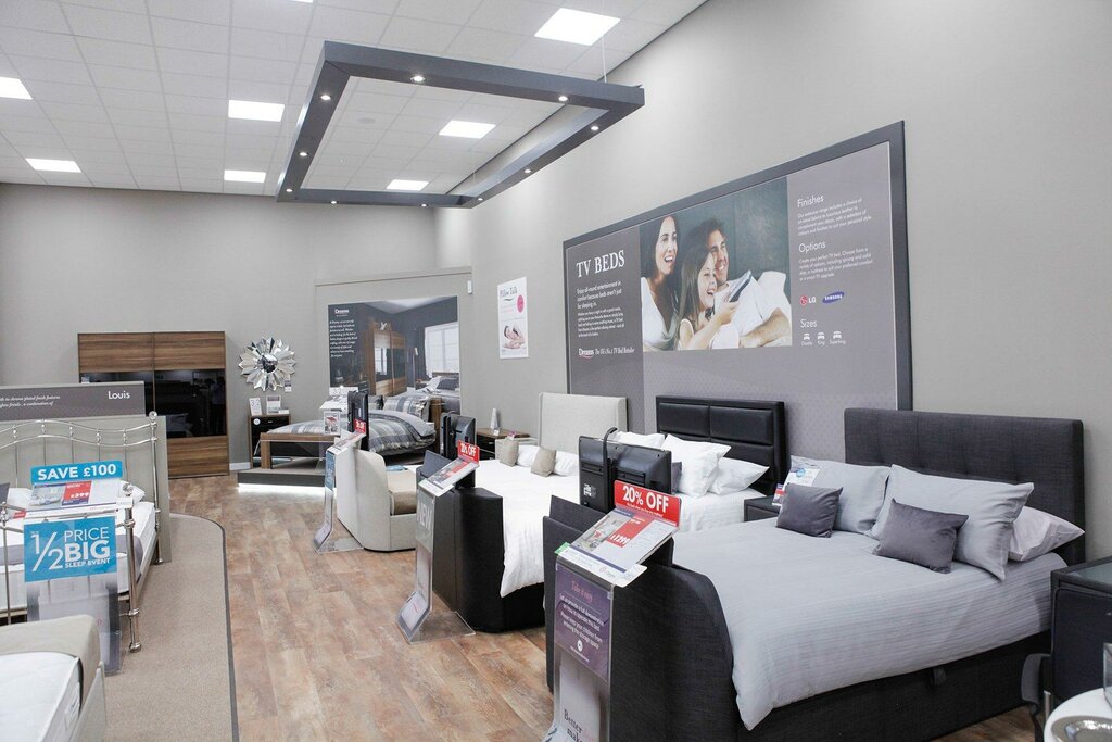 Mobilya mağazaları Dreams Gateshead, İngiltere, foto
