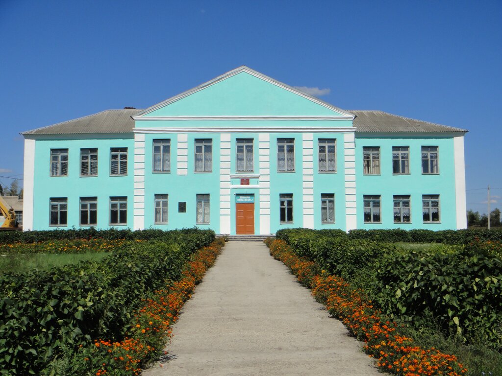 Ortaokul Mbou SOSh s. Soshki, Lipetskaya oblastı, foto