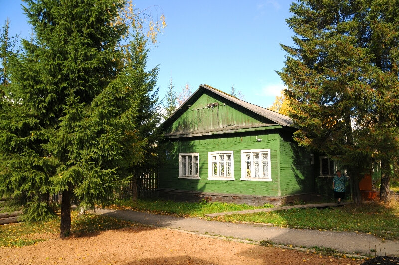 Kütüphaneler Yertsevskaya biblioteka, Arhangelskaya oblastı, foto