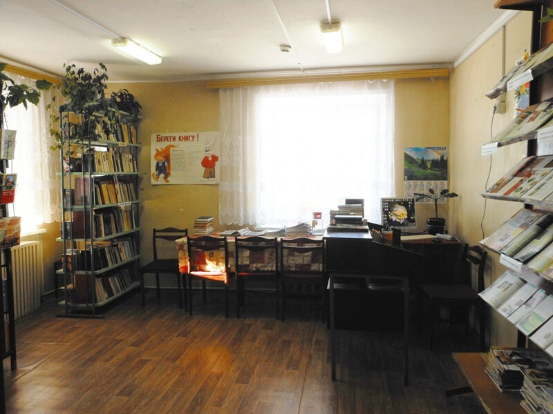 Kütüphaneler Сокиринская сельская библиотека, Kostromskaya oblastı, foto