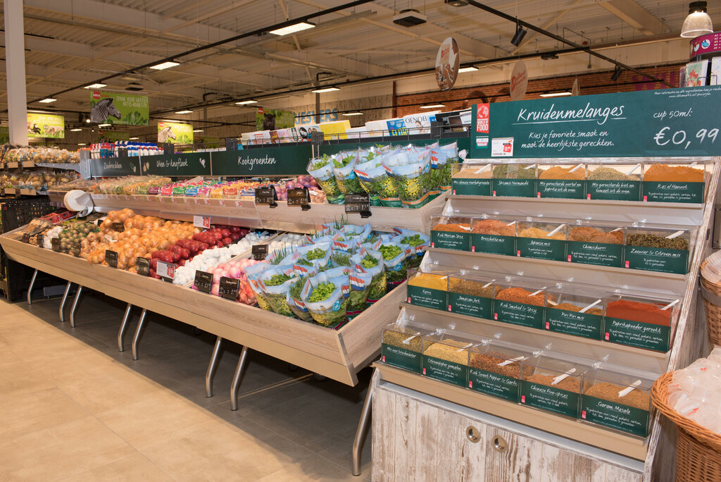 Süpermarket DekaMarkt World of Food Zeewolde, Flevoland, foto