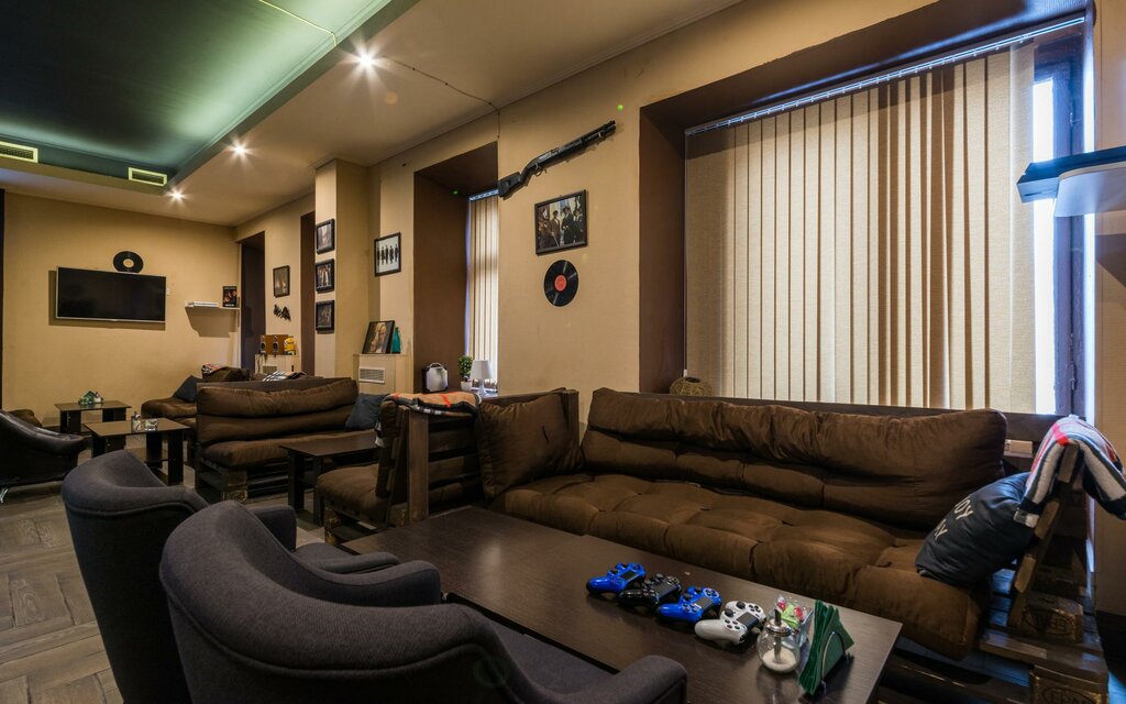 Nargile kafeler Launzh-bar Smoke Mafia, Moskova, foto