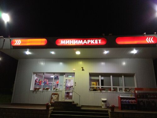 Benzin istasyonu Lukoil, Udmurtiya, foto